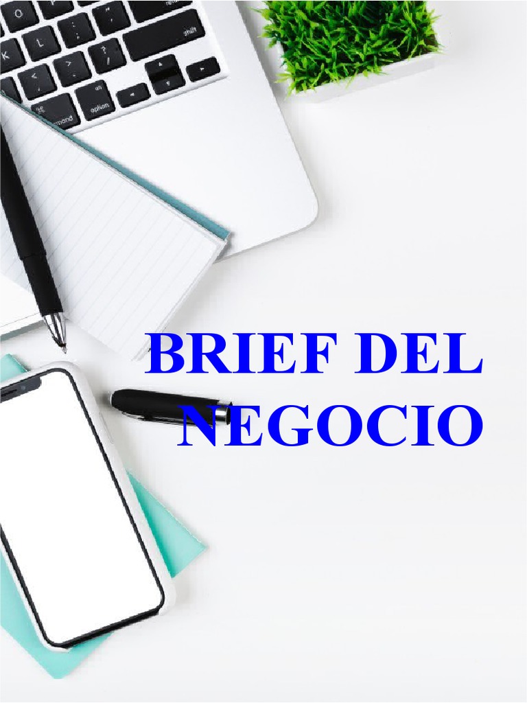 01 Plantilla - Brief de Negocio | PDF | Marketing | Mercado (economía)