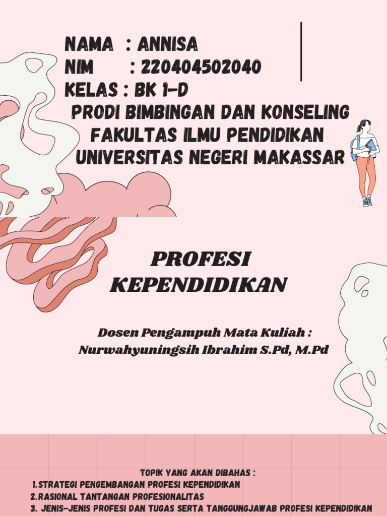 Profesi Kependidikan 1 | PDF | Karier & Perkembangan