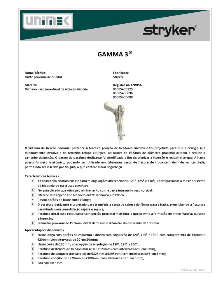Gamma 3 | PDF | Parafuso