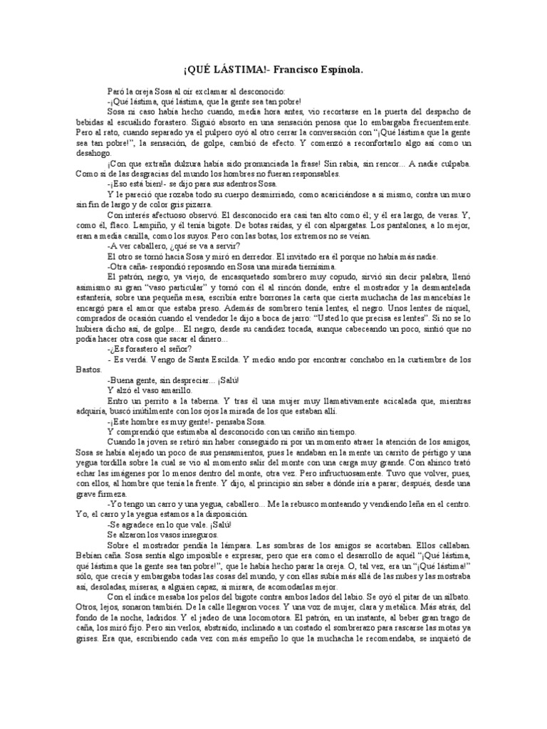 ¡Qué Lástima! | PDF | Novela negra, policíaca y suspenso | Poesía