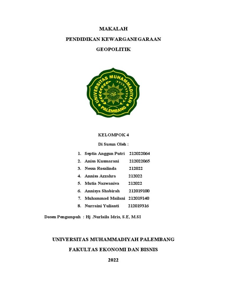 Pknn Pdf Politik Ilmu Sosial