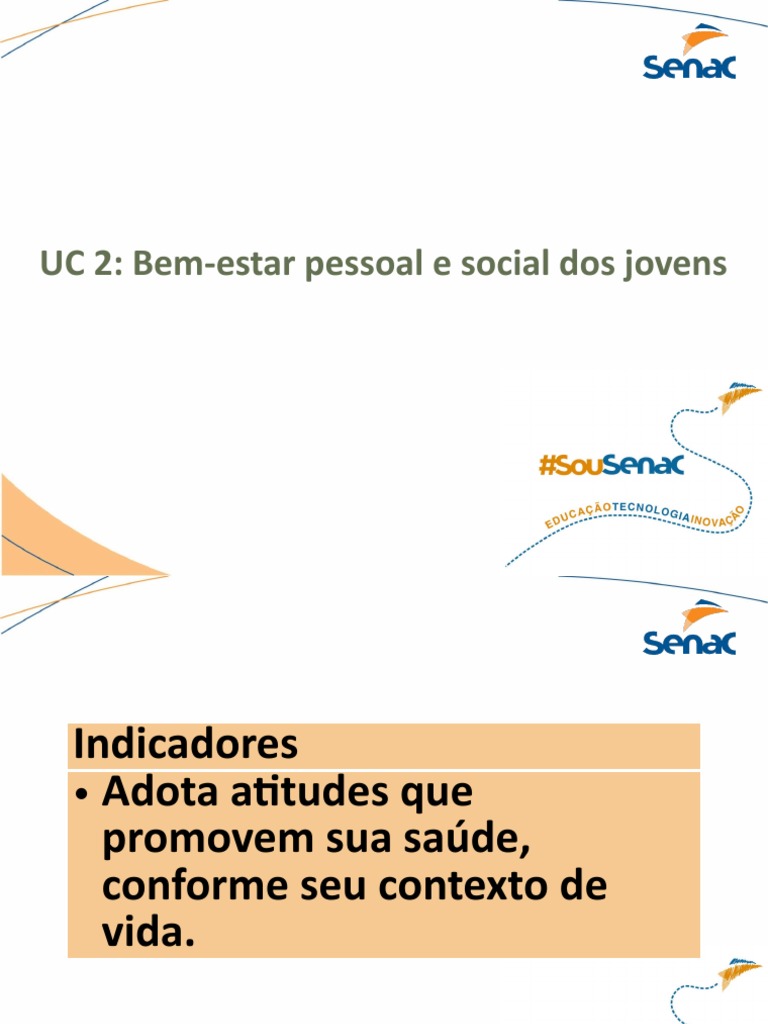 Bem Estar Dos Jovens Aulas 1 e 2 | PDF | Tempo | Adolescência
