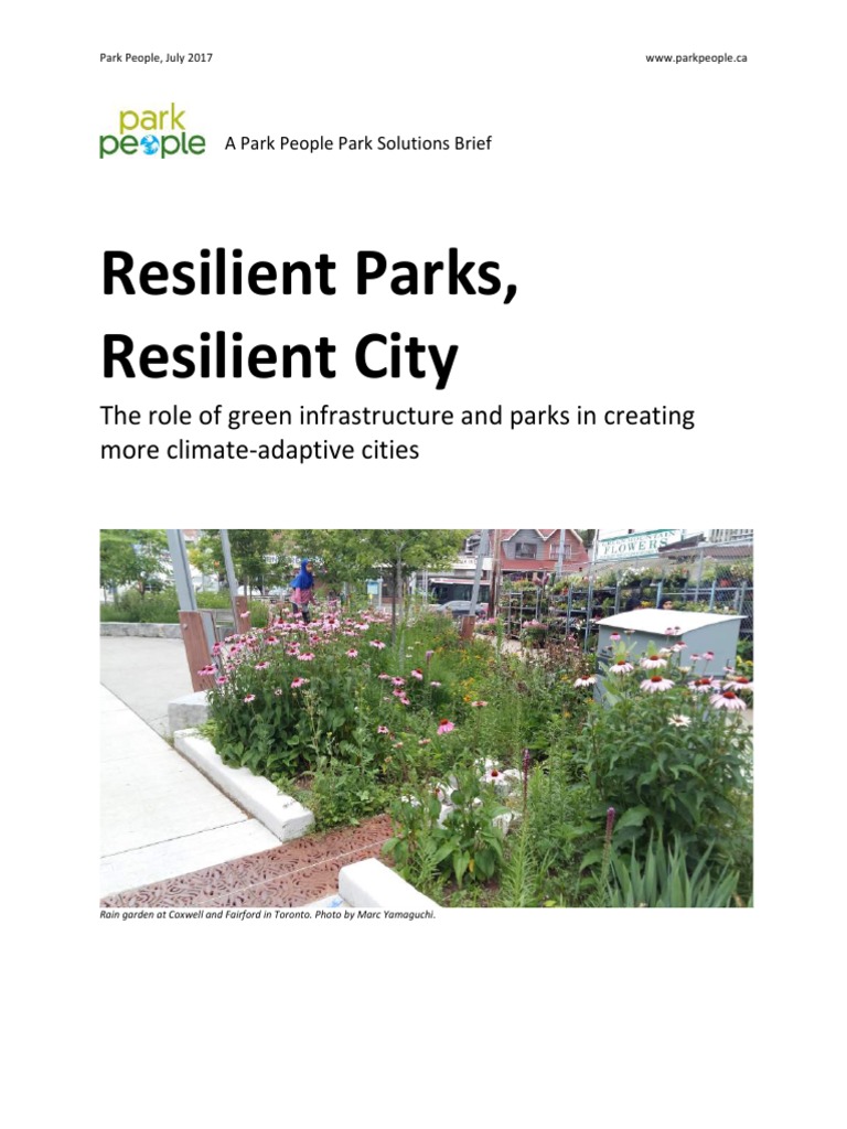 Resilient Parks Resilient City - Park People 1.compressed | PDF | Green ...