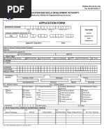 New TESDA Registration Form (MIS 03-01 V 2021) | PDF | Disability