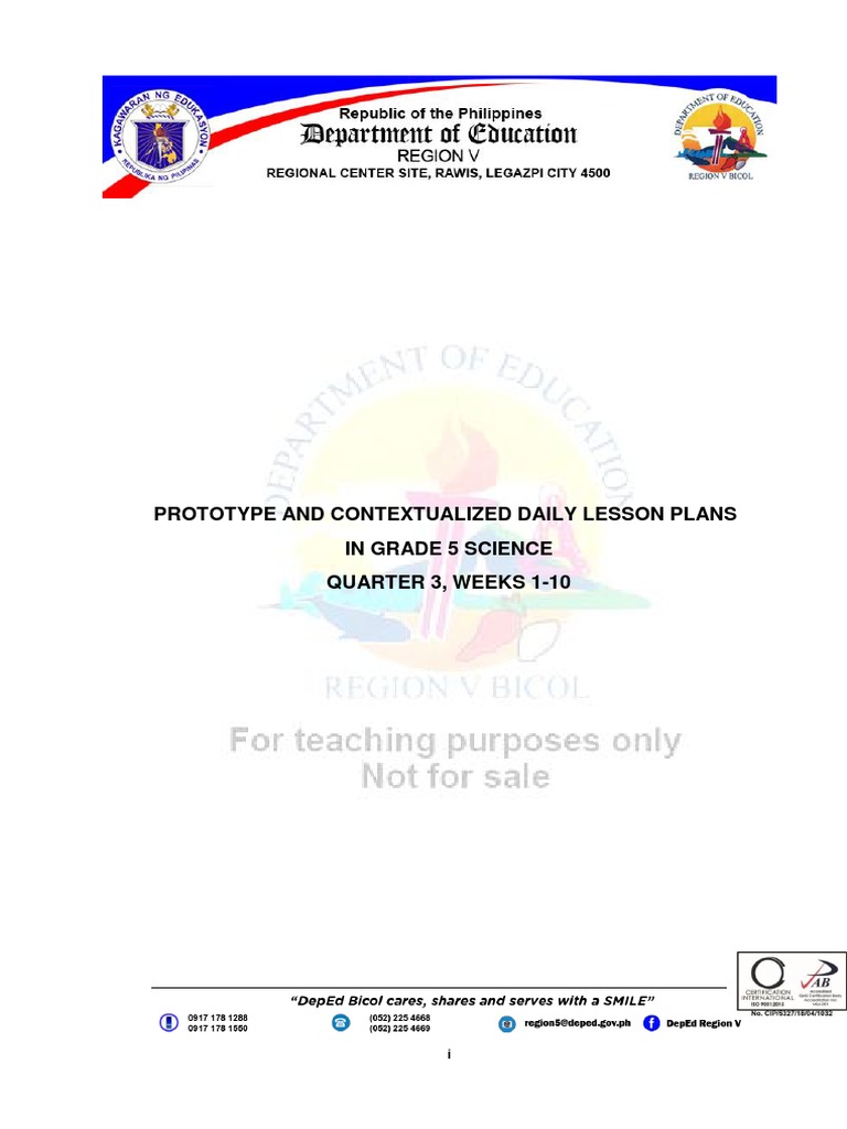 Science 5 Q3 | PDF | Learning | Electricity