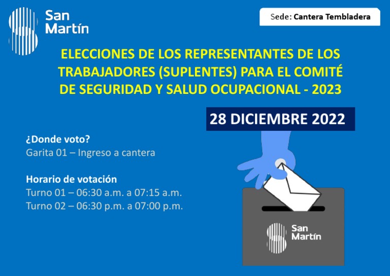 Plantilla - Comunicado Elecciones CSST | PDF
