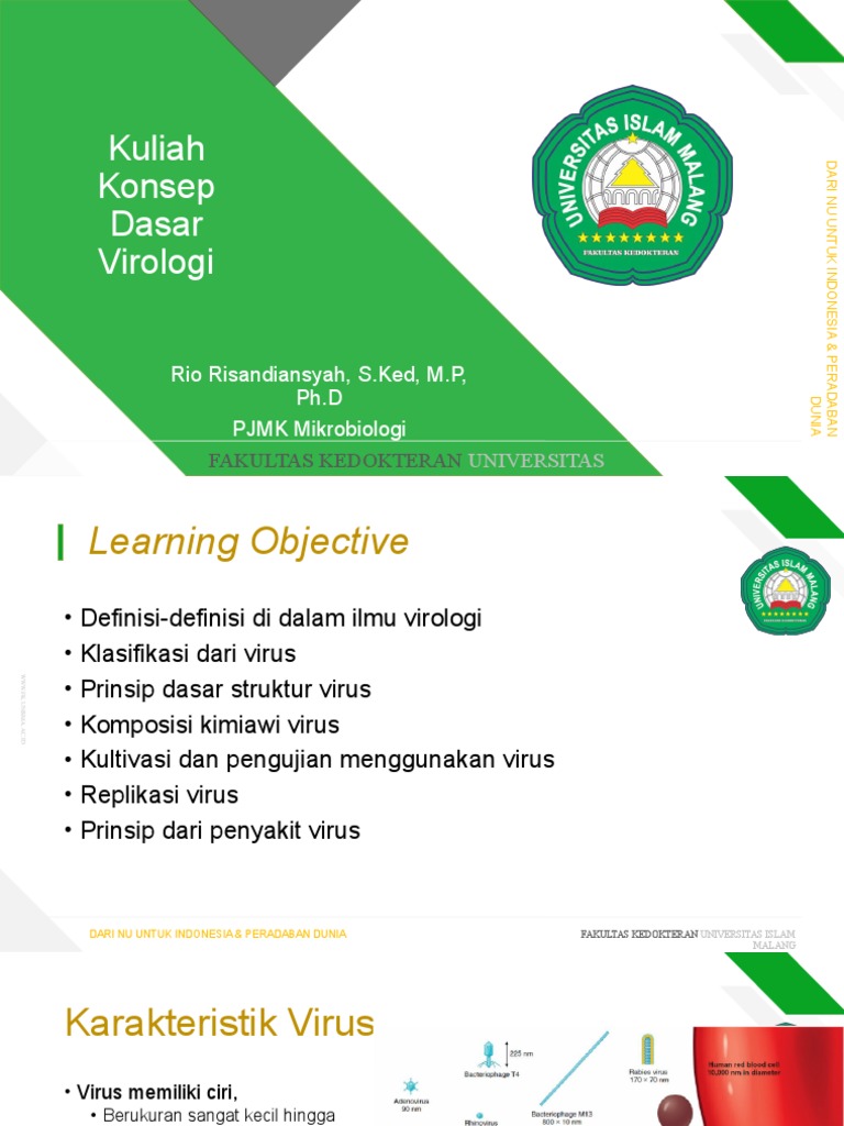 Dasar-Dasar Virologi dan Virus | PDF
