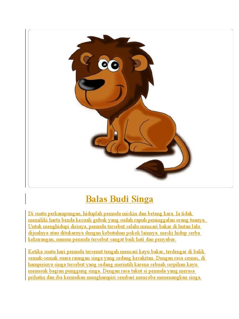 Balas Budi Singa | PDF | Fiksi Misteri, Thriller, & Kejahatan | Fiksi Umum