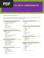 Spiritual Self Test 2 | PDF | Spirituality | Love