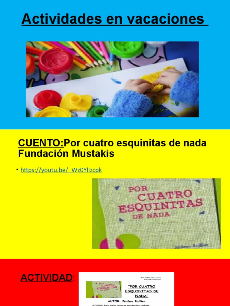 Actividades para Las Vacaciones. | PDF