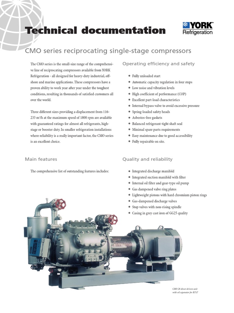 Technical Specifications and Operating Features of CMO Series ...