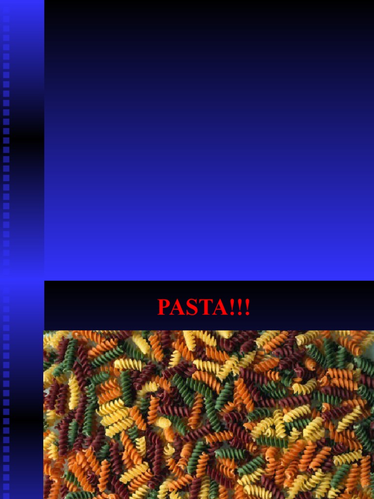 Pasta PowerPoint | PDF