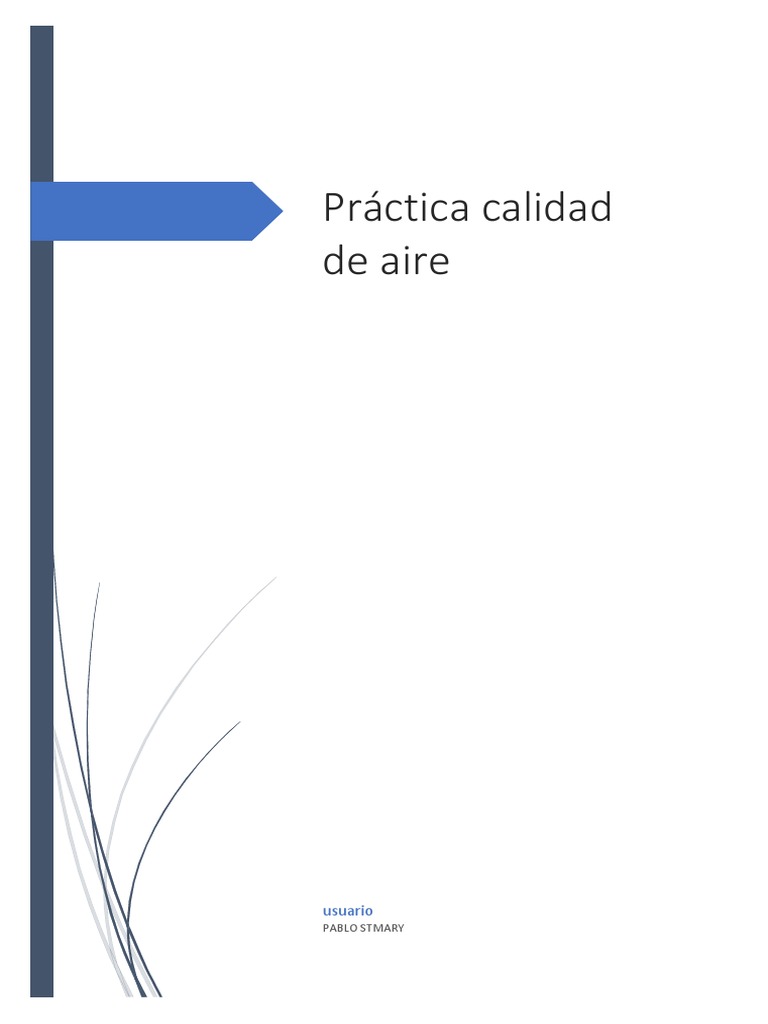 Practica Calidad de Aire | PDF | Technology & Engineering