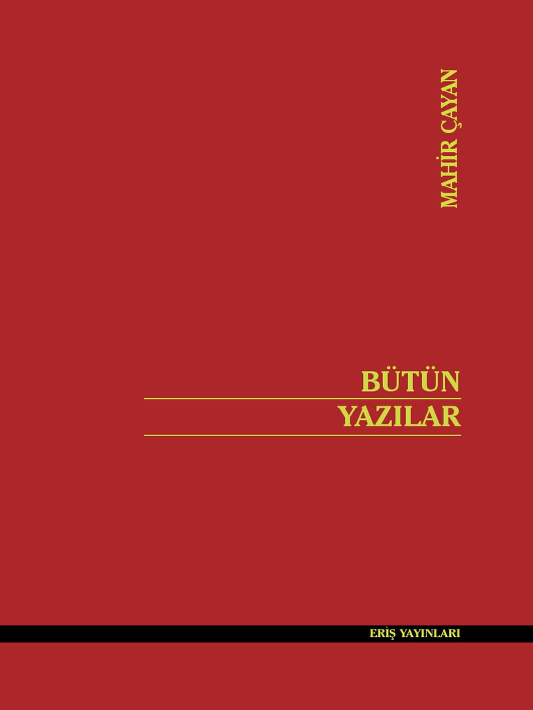 Mahir Çayan - Bütün Yazılar | PDF