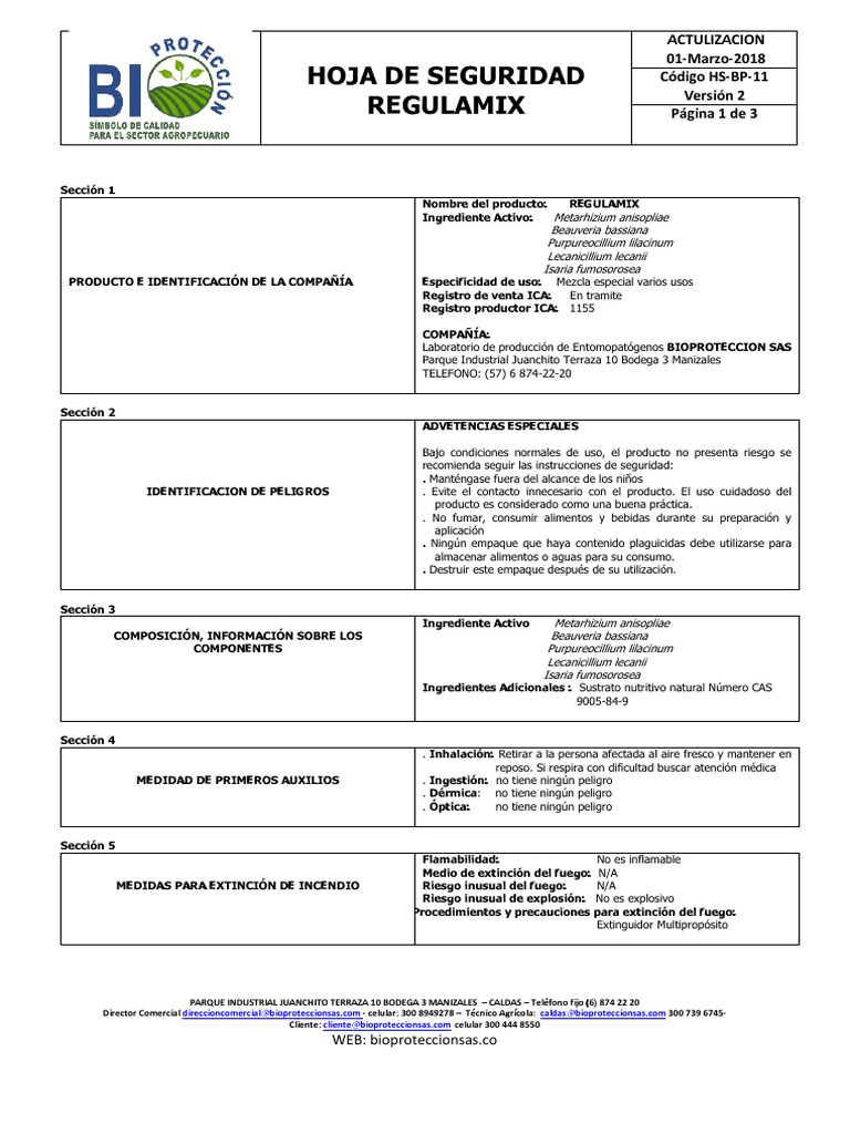 Regulamix | PDF | Toxicidad
