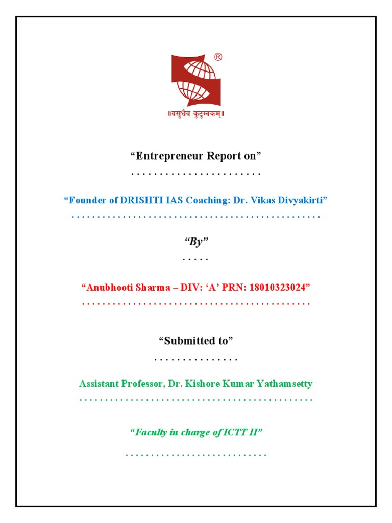 Entrepreneur Report | PDF | Teachers | Educational Technology