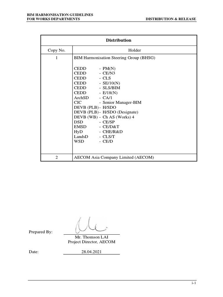Page 2 From BIM Harmonisation Guidelines For WDs v1.1 (Incl RTC) | PDF