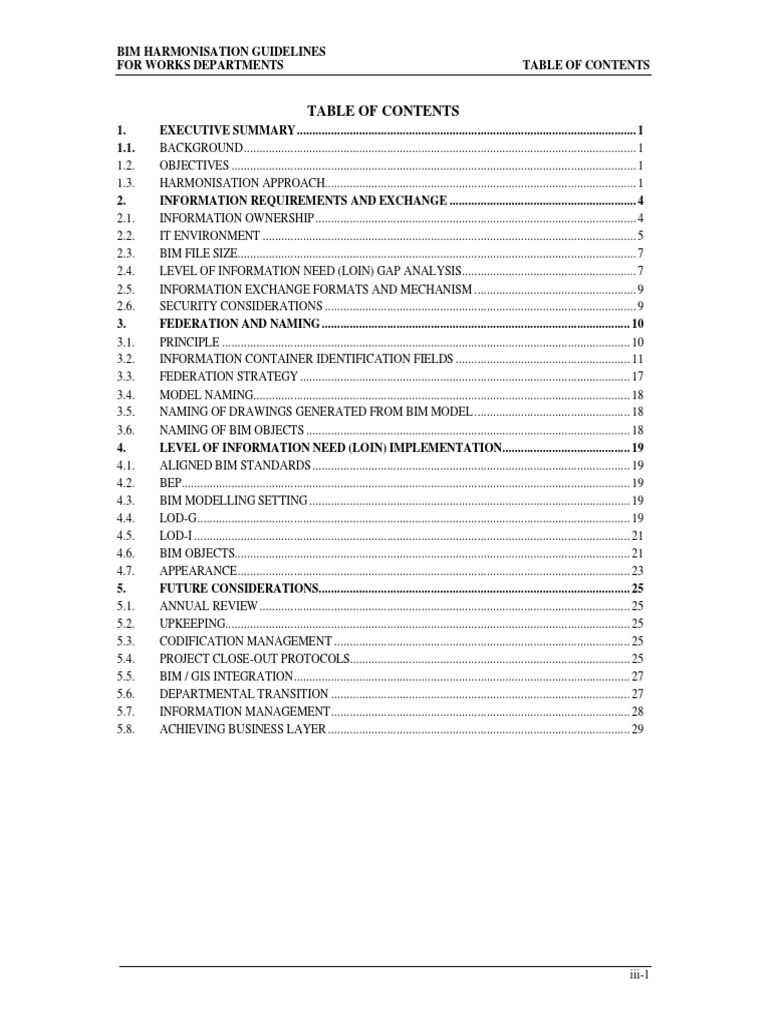 Page 4 From BIM Harmonisation Guidelines For WDs v1.1 (Incl RTC) | PDF ...
