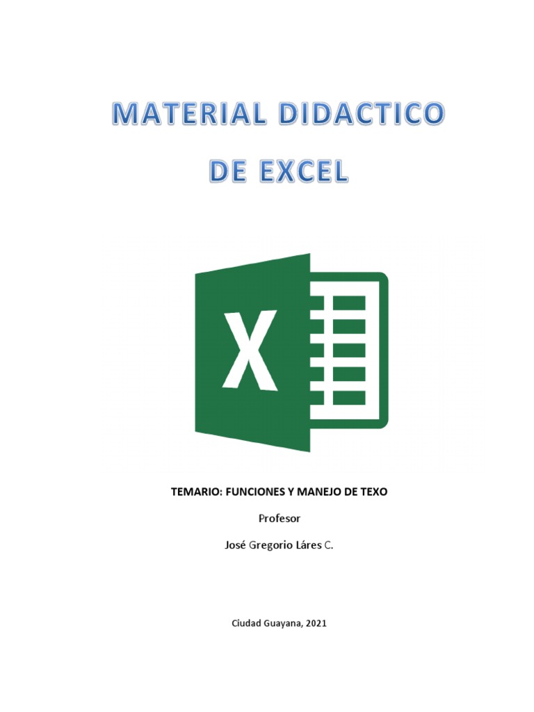 Microsoft Excel Clase N°1 | PDF | Microsoft Excel | Microsoft