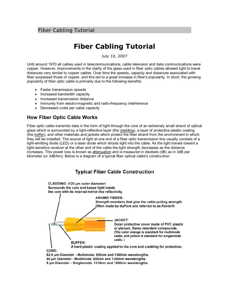 Fiber Cable Distance Calculation | PDF | Optical Fiber | Decibel