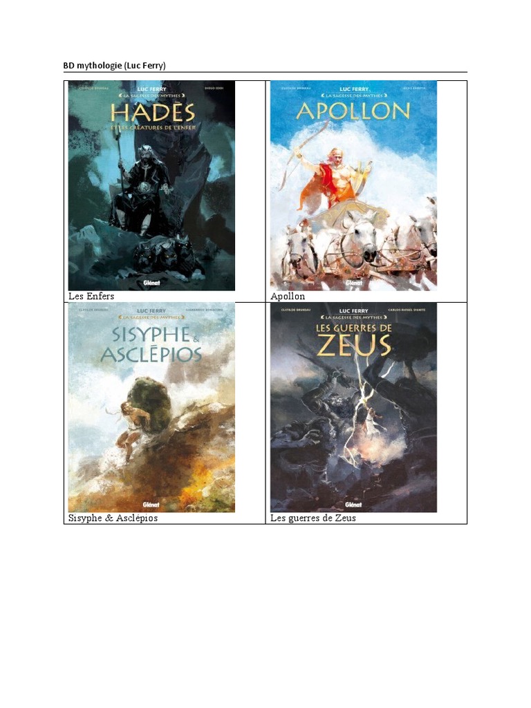 Mythologie en BD : Les héros grecs | PDF