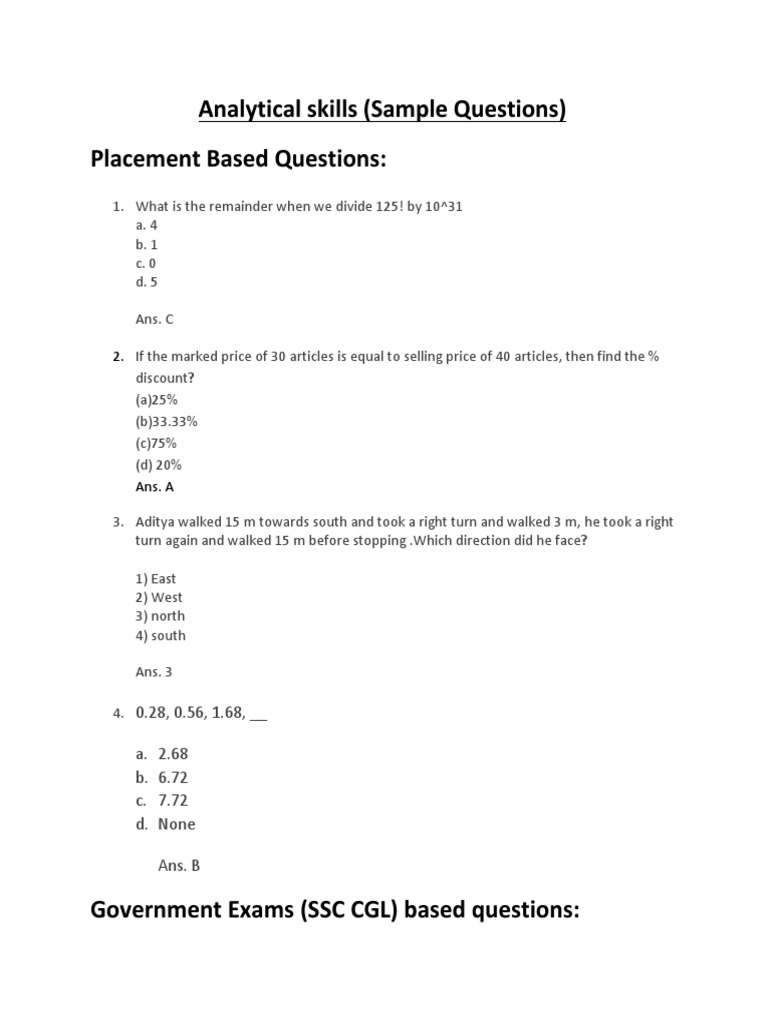 Sample Questions | PDF | Rupee
