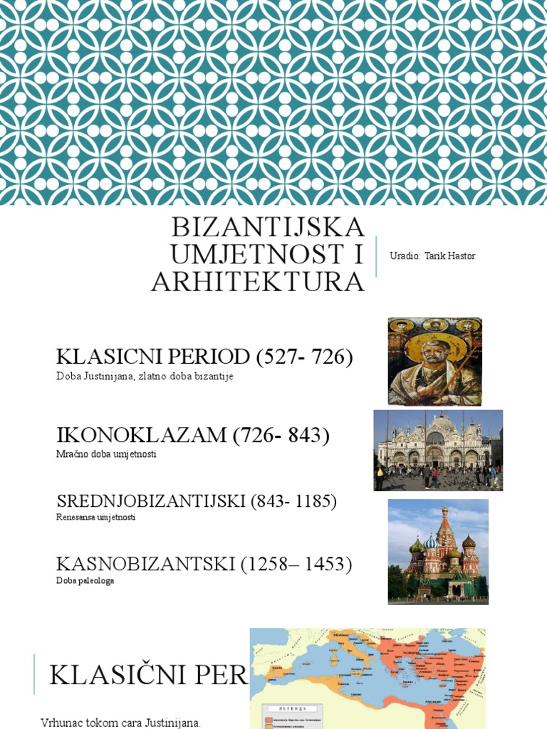 Bizantijska Umjetnost I Arhitektura | PDF