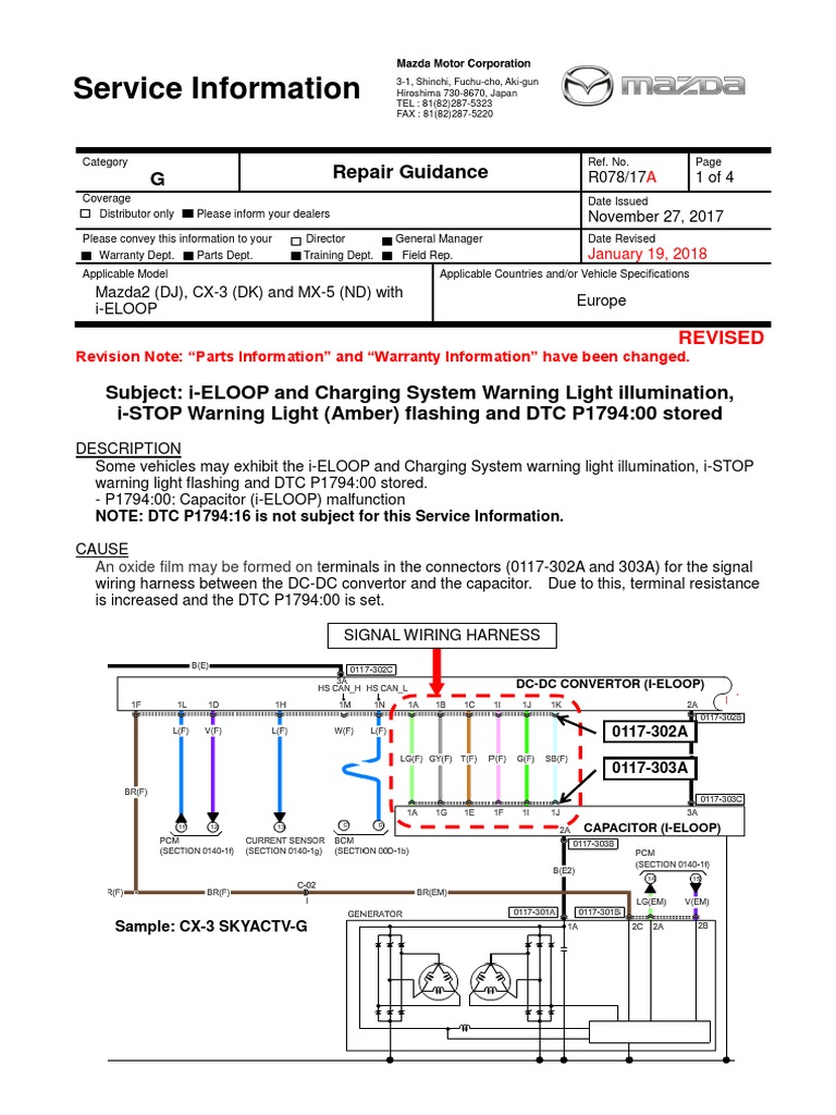I-ELOOP and Charging System Warning Light Illumination I-STOP Warning ...
