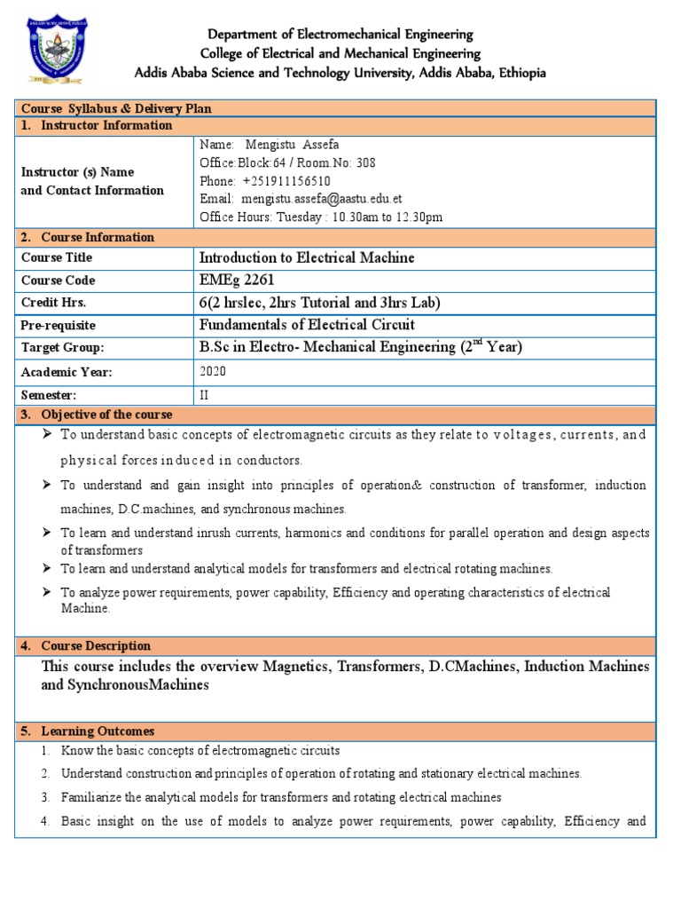 To Understand Basic Concepts of Electromagnetic Circuits As They Relate To Voltages, Currents ...