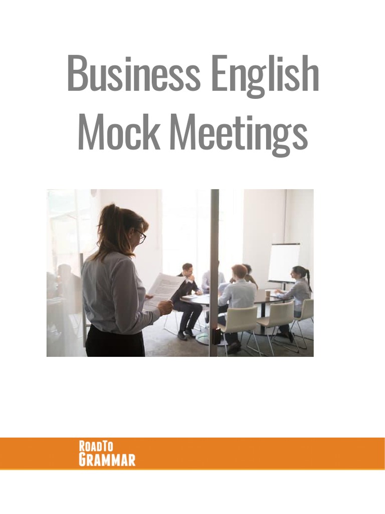 R2G Business English Mock Meetings | PDF | Internet | Social Media
