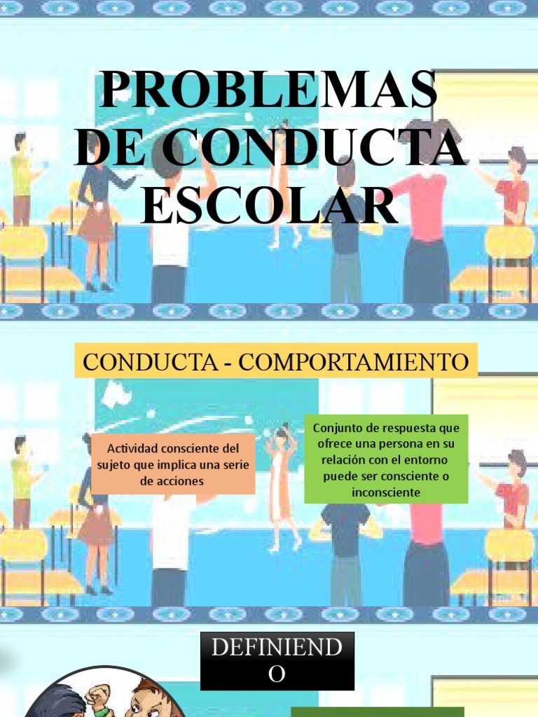 Problemas de Conducta Escolar | PDF | Comportamiento | Infancia