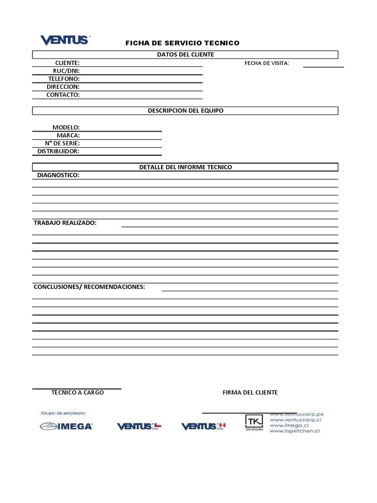 Formato para Visitas Tecnicas | PDF