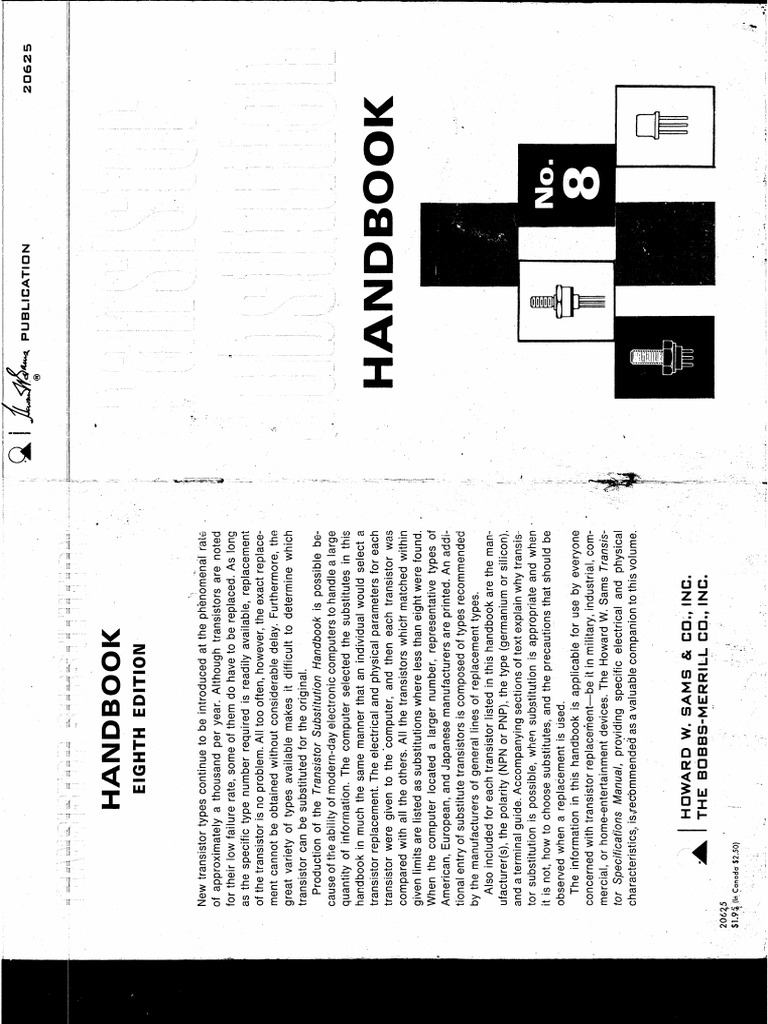 Transistor Substitution Handbook | PDF