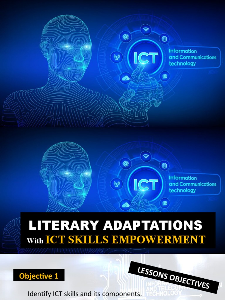 ICT Skills in Literary Adaptations | PDF | Information Technology | Information