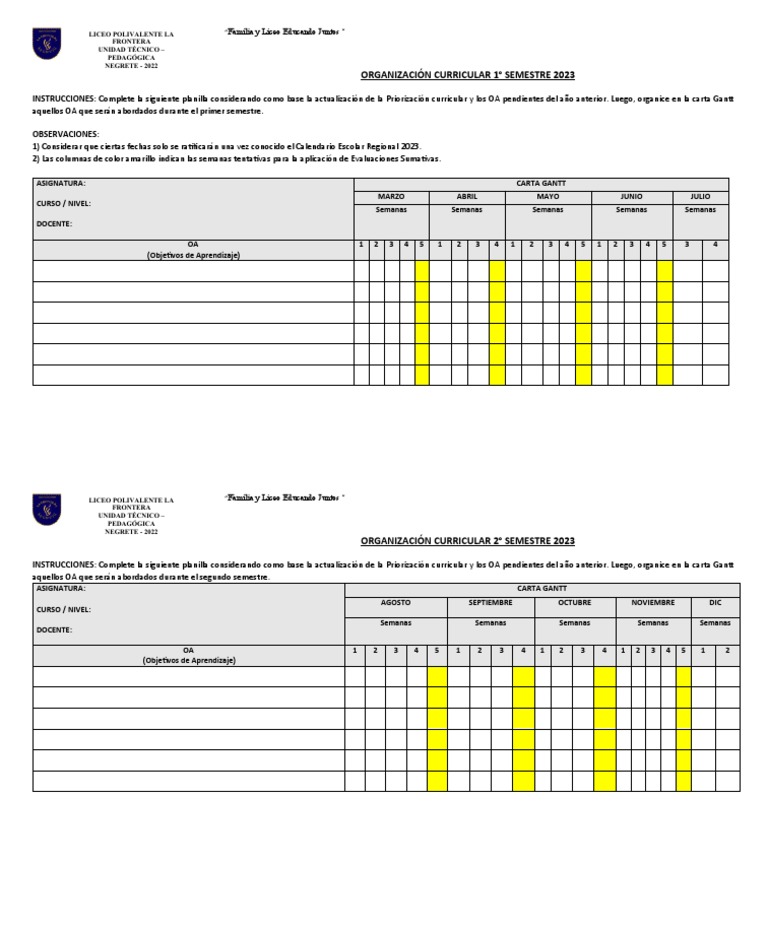 Plan Anual 2023 | PDF | Plan de estudios | Aprendizaje