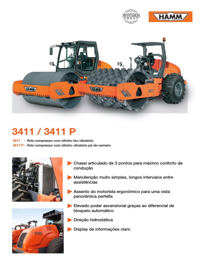 Manual Hamm 3411 | PDF | Pneu | Tecnologia de veículos