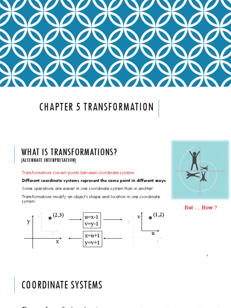 L05 Transformation 2d 3d Ve Pdf
