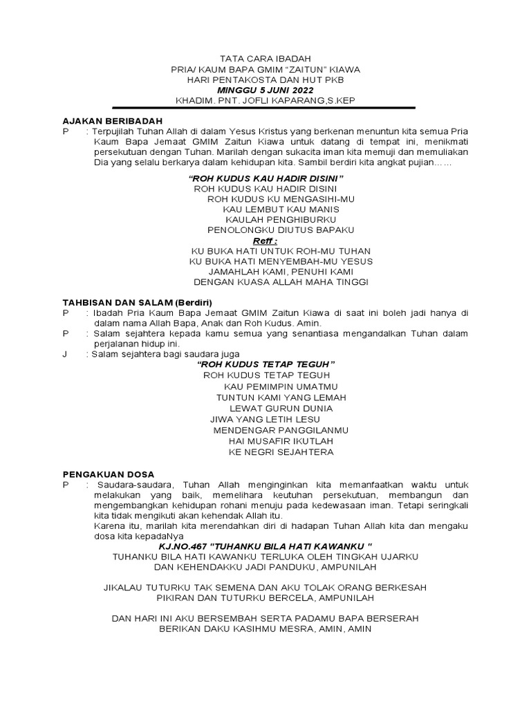 Tata Cara Ibadah | PDF