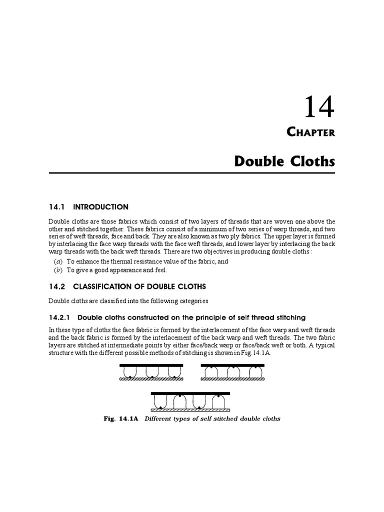 Double Cloth | PDF