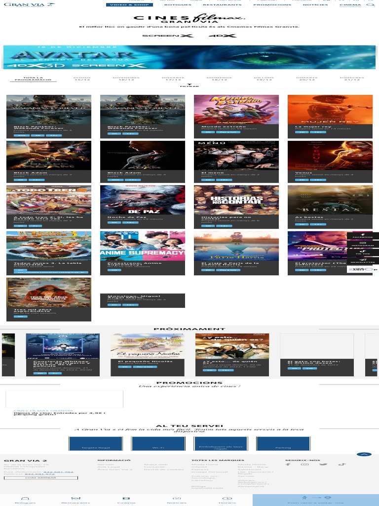 CINES FILMAX GRANVIA Gran Via 2 | PDF