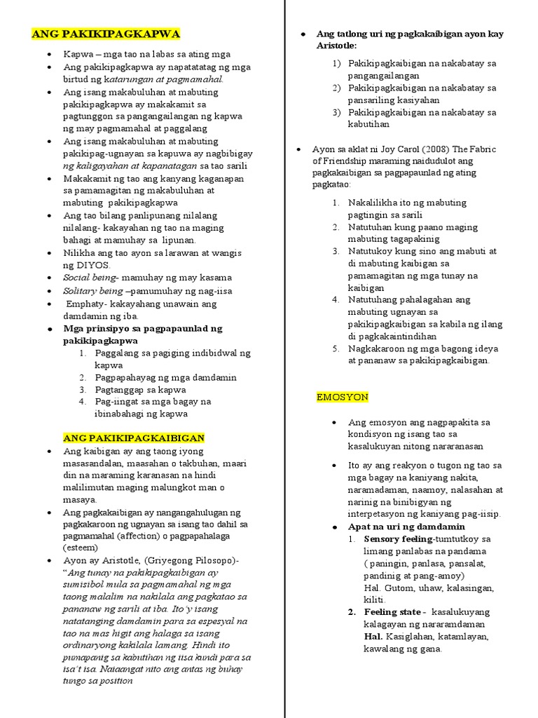 g8 Reviewer 2nd Quarter | PDF