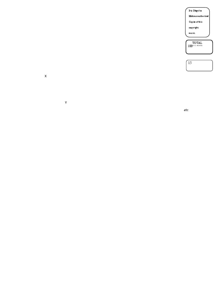 Theory Grade 5 2023 January (Repaired) | PDF | Clef | Interval (Music)