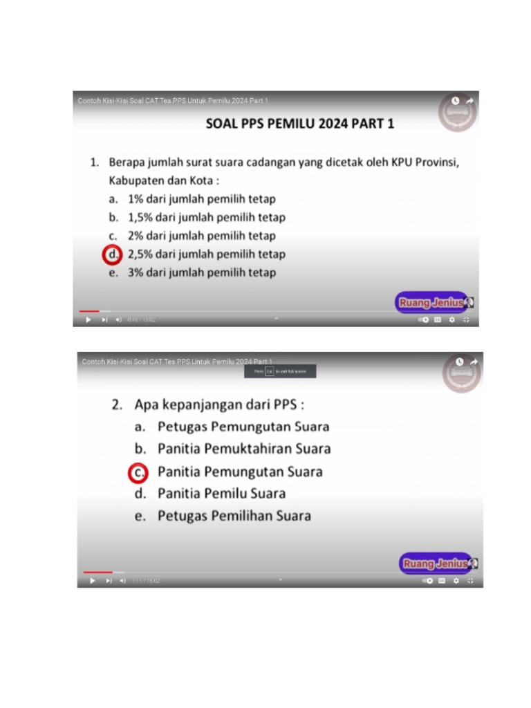Soal Tes Cat PPS 1 | PDF
