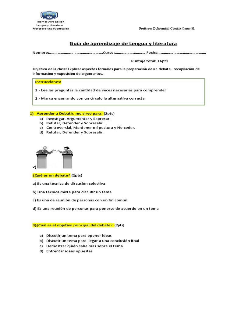 Guía para Aprender a Debatir | PDF | Cognición | Ciencia cognitiva