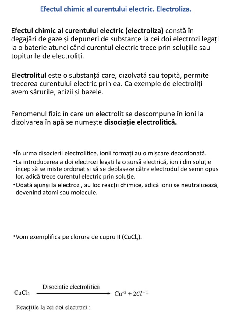 ELECTROLIZA | PDF