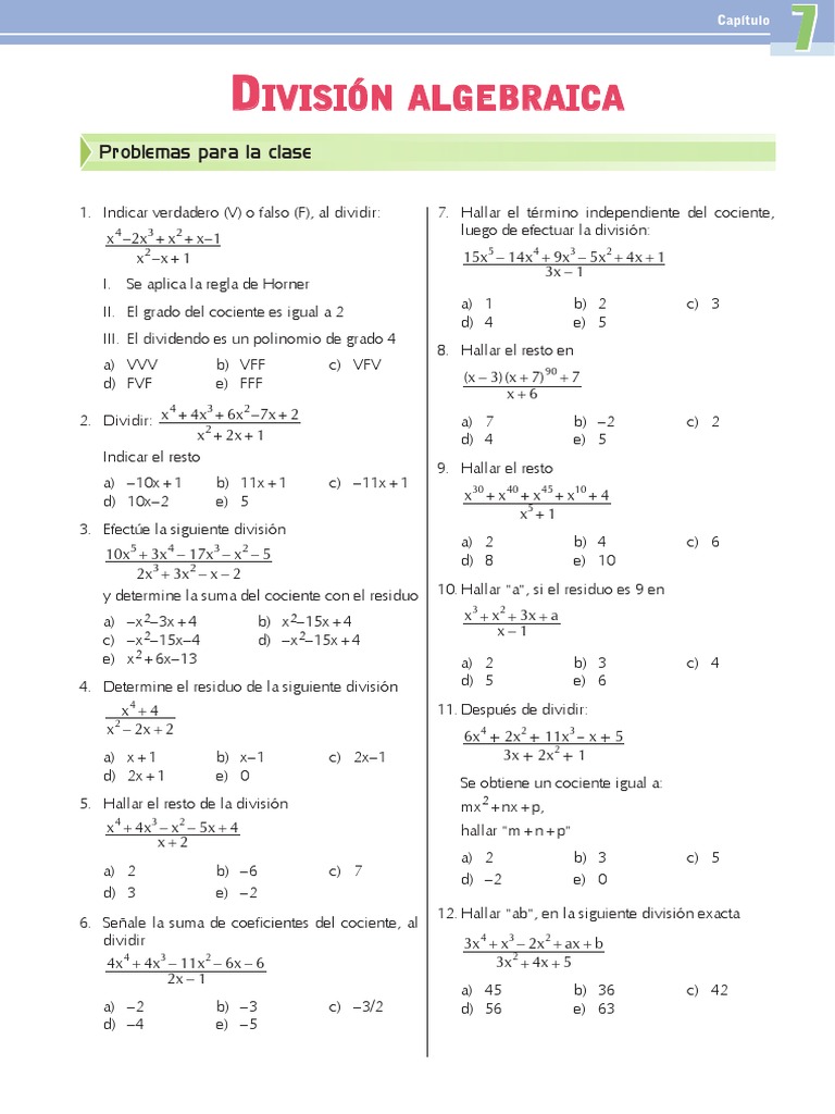 Círculo Segundo Adicional | PDF | División (Matemáticas) | Matemáticas