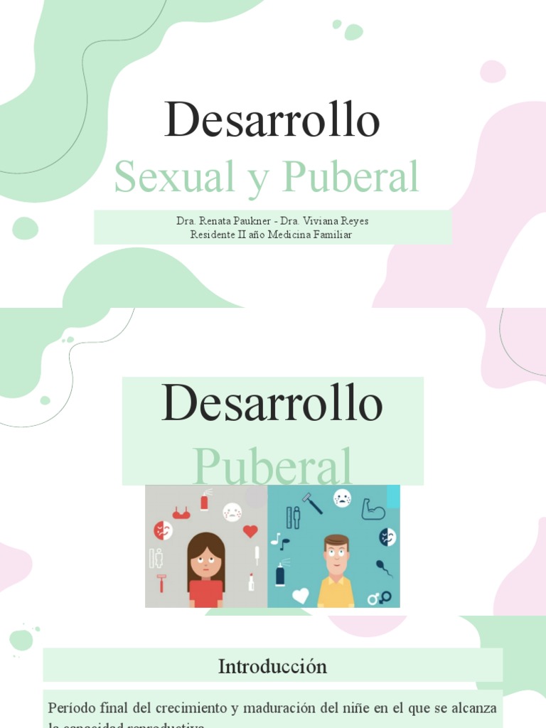 Desarrollo Puberal y Sexual | PDF | Pubertad | La sexualidad humana