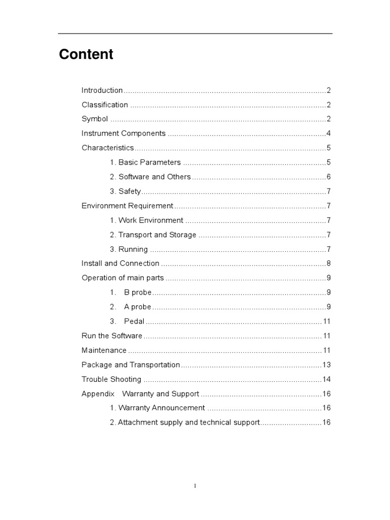 SW-2100 User Manual | PDF | Medical Ultrasound | Electrical Connector