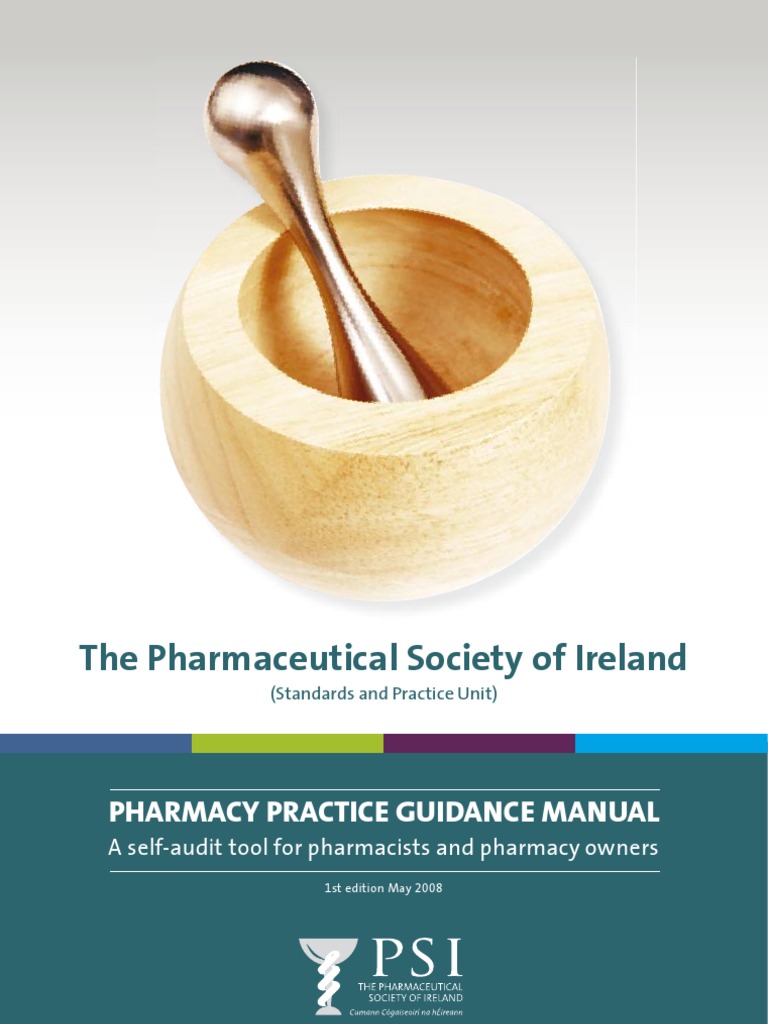 Pharmacy Practice Guidance Manual - Ireland | PDF | Pharmacy | Over The ...