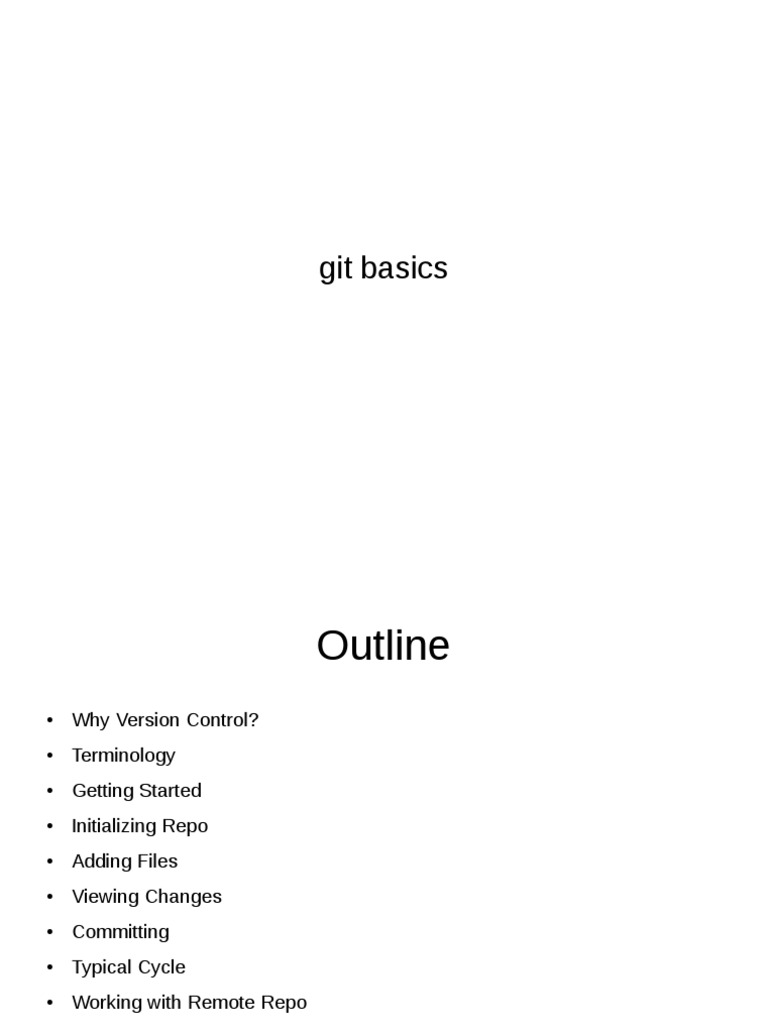 Git Basic | PDF | Version Control | Utility Software